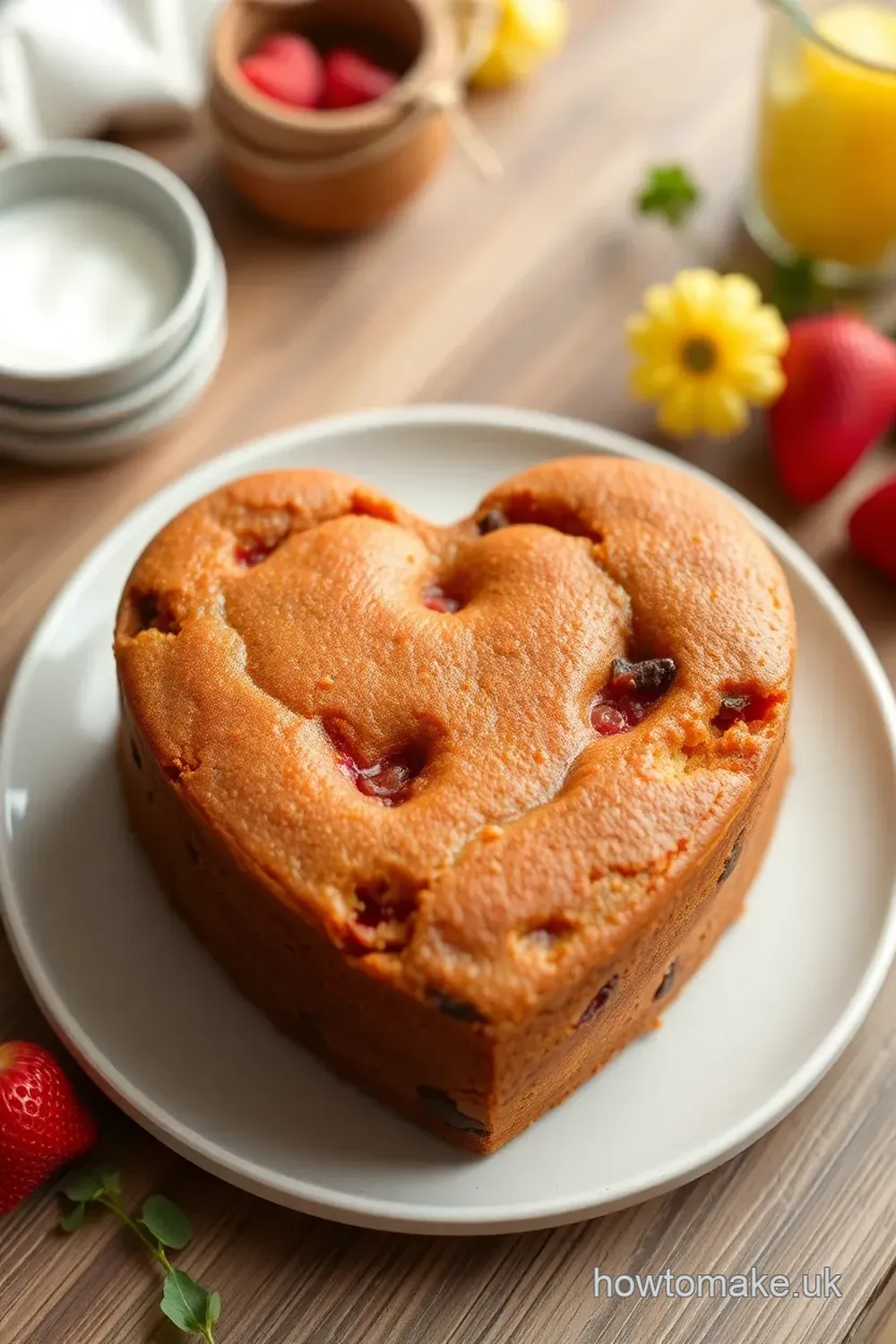 Love in Every Slice: Bake Heart-Shaped Cake for Sweet…
